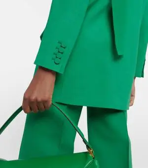 Valentino Garavani Crepe Couture Double-breasted Blazer