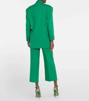Valentino Garavani Crepe Couture Double-breasted Blazer