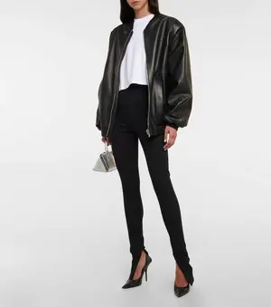 Wardrobe.NYC Zipped Leggings