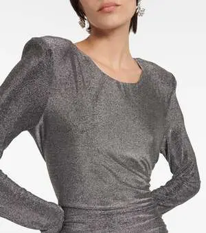Veronica Beard Cyrus Metallic Minidress