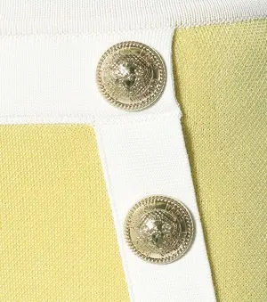Balmain High-rise Knit Flared Pants