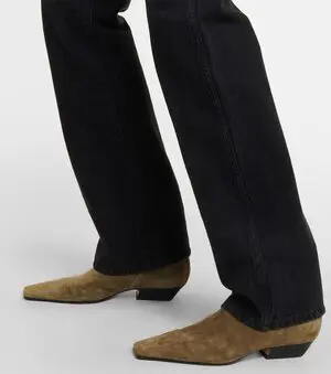 Khaite Danielle High-rise Straight Jeans - Black