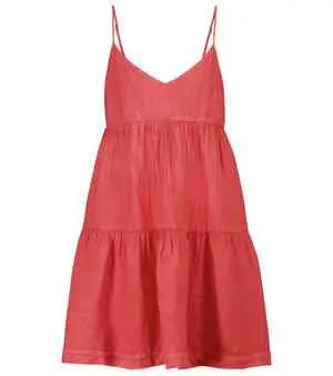 Velvet By Graham & Spencer Emmy Nylon Mini Dress - Red