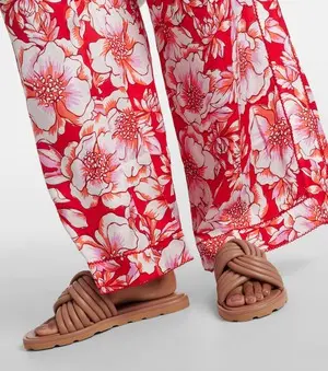 GIANVITO ROSSI Ottavia Leather Slides
