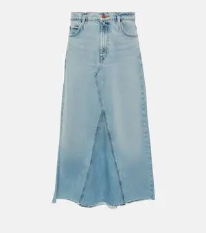 FRAME Dorothy Maxi Denim Skirt