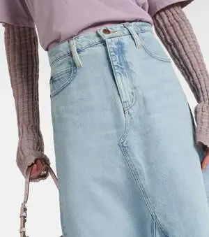 FRAME Dorothy Maxi Denim Skirt