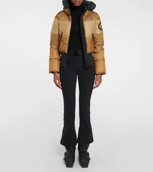 Goldbergh Fever Down Ski Jacket In Mocha
