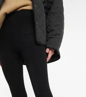 TOTEME Zip High-rise Leggings