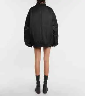 THE FRANKIE SHOP Astra Technical Bomber Jacket - Black