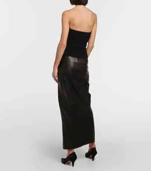 Khaite Jericho Rib-knit Bustier
