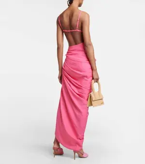 Jacquemus La Robe Saudade Maxi Dress - Pink