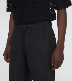 Commas Cotton-blend High-rise Trousers