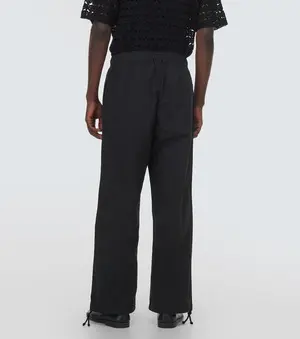 Commas Cotton-blend High-rise Trousers