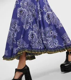 Etro Floral Printed Maxi Skirt
