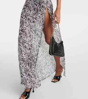 BANANHOT Sahara Zebra-print Maxi Dress