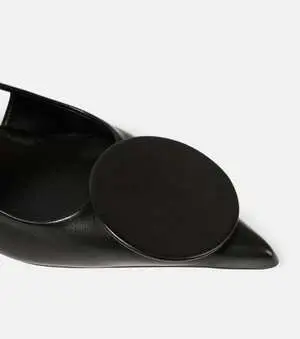 Jacquemus Les Slingbacks Duelo Leather Pumps