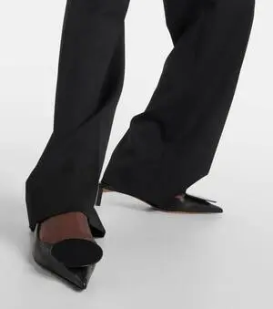 Jacquemus Les Slingbacks Duelo Leather Pumps