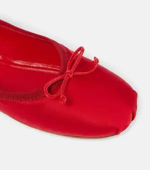Miu Miu Satin Ballerinas