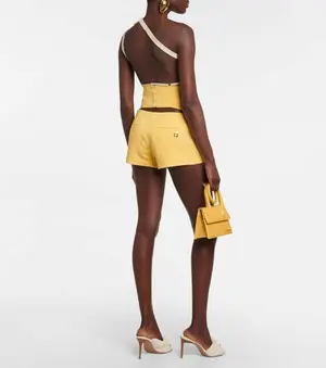 Jacquemus Le Short Areia High-rise Linen-blend Shorts