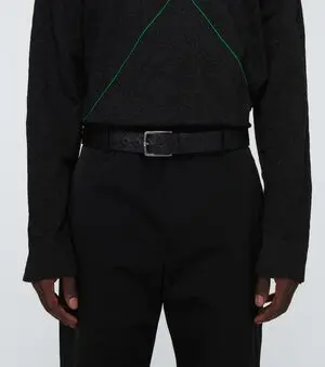 Bottega Veneta Intrecciato Leather Belt