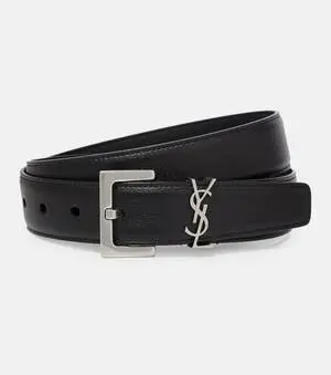 Saint Laurent Cassandre 30 Leather Belt