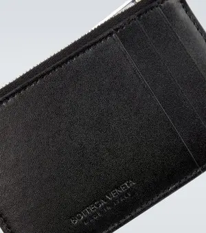 Bottega Veneta Intreccio Leather Card Case