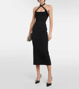 Attico Jersey Midi Dress