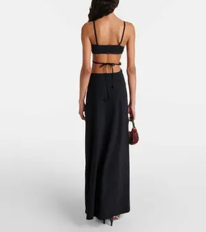 Christopher Esber Beaded Cutout Maxi Dress