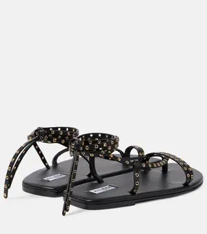 Alaïa Marsa Embellished Leather Sandals