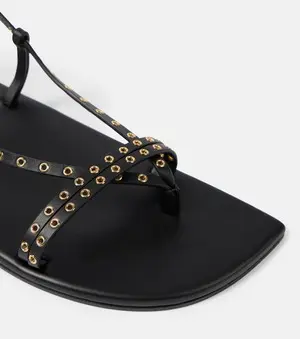 Alaïa Marsa Embellished Leather Sandals