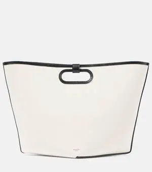 Alaïa Large Canvas Tote Bag - White