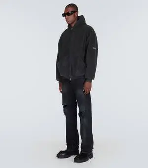 Balenciaga Oversized Fleece Hoodie