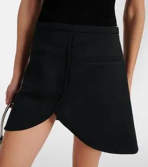 COURREGES Twill Mini Skirt