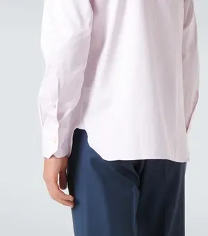 Zegna Trofeo Striped Cotton Shirt