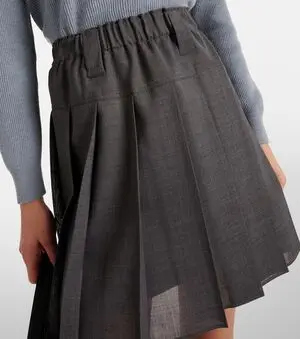 Brunello Cucinelli Pleated Skirt