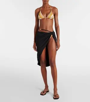 Versace Jersey Beach Cover-up