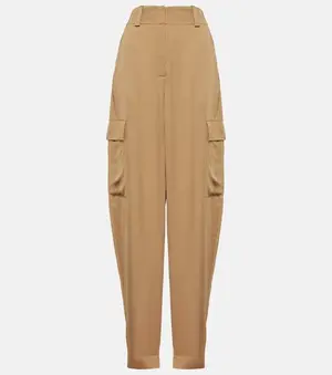 JOSEPH Treveris High-rise Tapered Pants