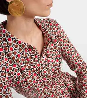 Diane Von Furstenberg Michelle Printed Jumpsuit