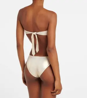 Melissa Odabash Stockholm Low-rise Bikini Bottom - Gold