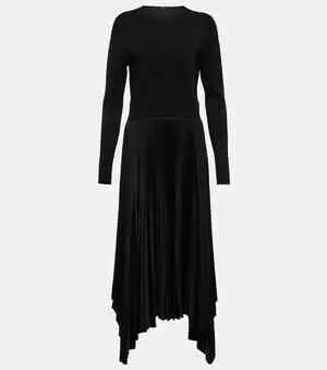 JOSEPH Deron Asymmetric Midi Dress
