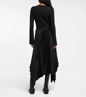 JOSEPH Deron Asymmetric Midi Dress