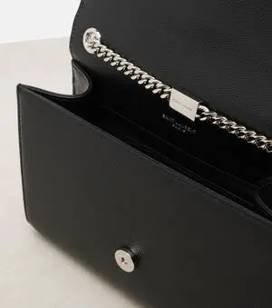 Saint Laurent Kate Small Leather Shoulder Bag - Black