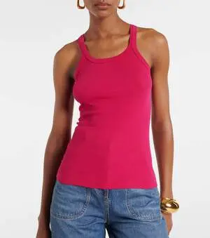 RE/DONE Ribbed-knit Tank Top