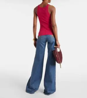 RE/DONE Ribbed-knit Tank Top