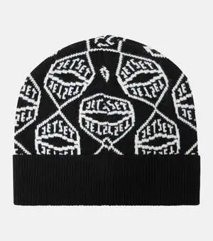JETSET Logo Wool-blend Beanie