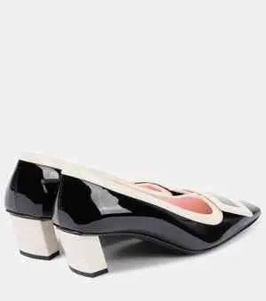 ROGER VIVIER Belle Vivier 45 Patent Leather Pumps