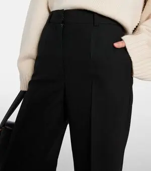 TOTEME High-rise Straight Trousers
