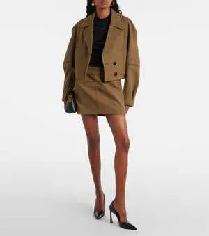 Victoria Beckham Wool Miniskirt