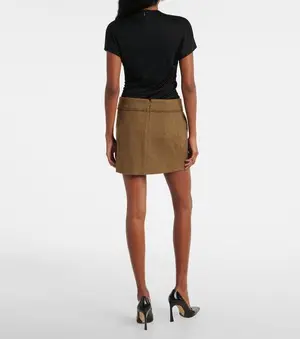 Victoria Beckham Wool Miniskirt