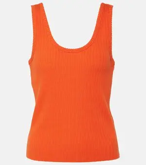 Vince Ribbed Knit Tank Top